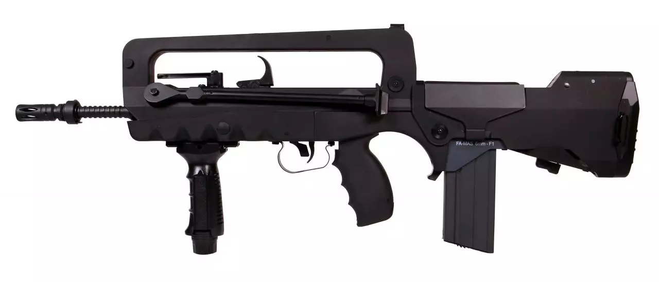 Fusil Famas F1 EVO (G1) Fibre de Nylon & Metal AEG Mosfet - Noir