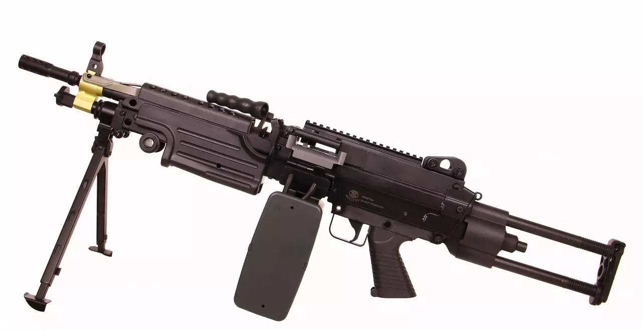 Machine Gun FN Herstal Minimi M249 Para AEG Full Metal Noir - 200951