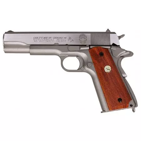 Pistolet Colt 1911 MKIV Series 70 GBB Co2 Mexican Skull Gtac - Silver