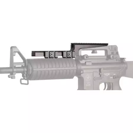Rail Picatinny Carry Handle M4 M16 Alu Royal - Noir