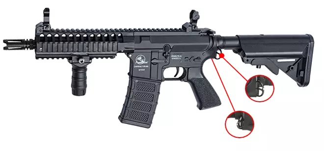 Fusil ArmaLite M15A4 CQB Operator (M4 M15 A4) AEG ASG Classic Army 1..
